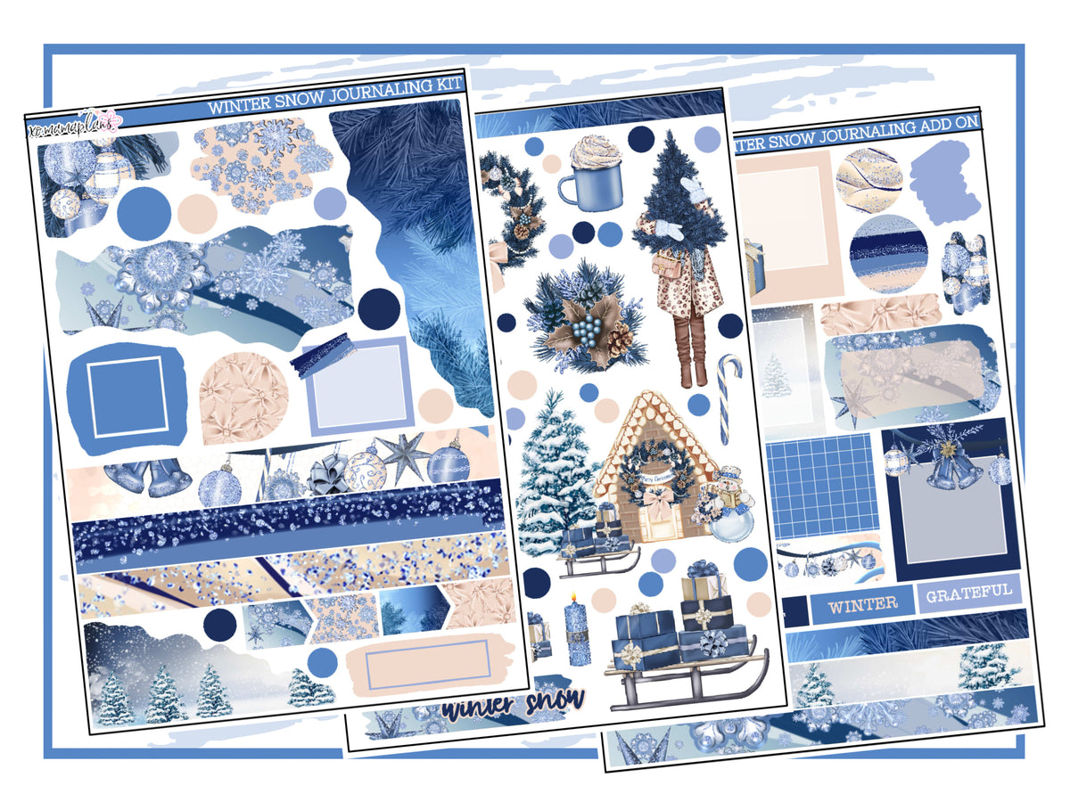 Winter Snow Journaling Kit – xoMamaPlans