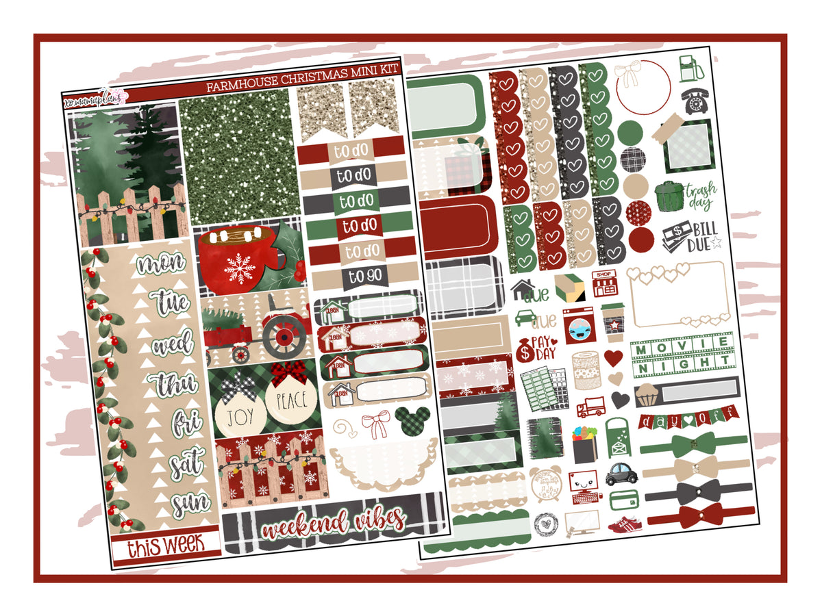 Farmhouse Christmas Mini Kit – xoMamaPlans