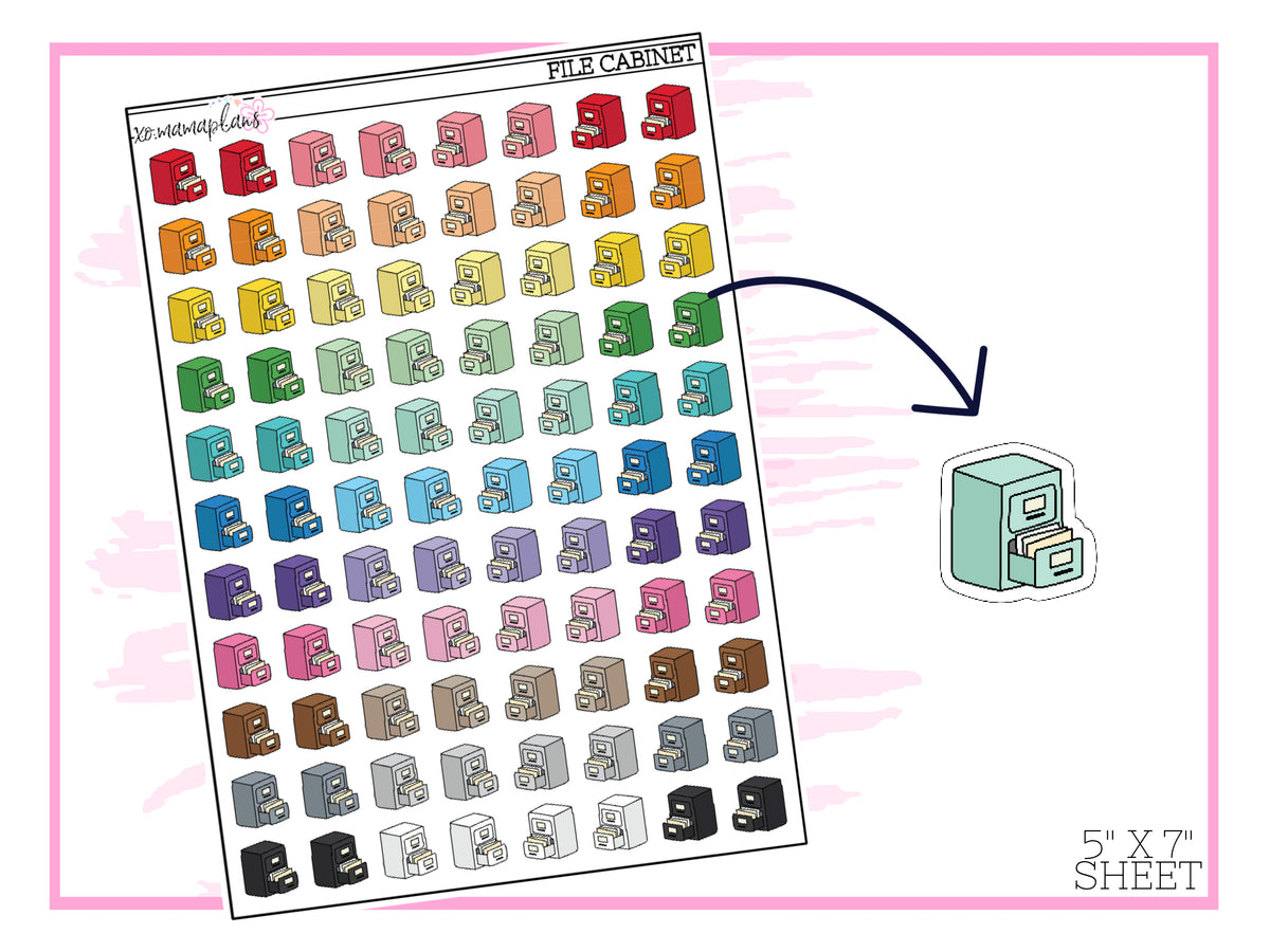 File Cabinet Stickers – xoMamaPlans