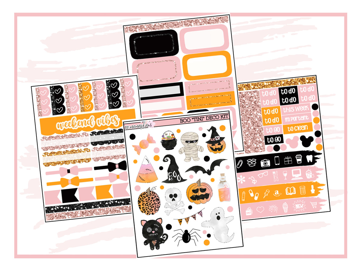 Boo "Tini" Deco Kit – xoMamaPlans