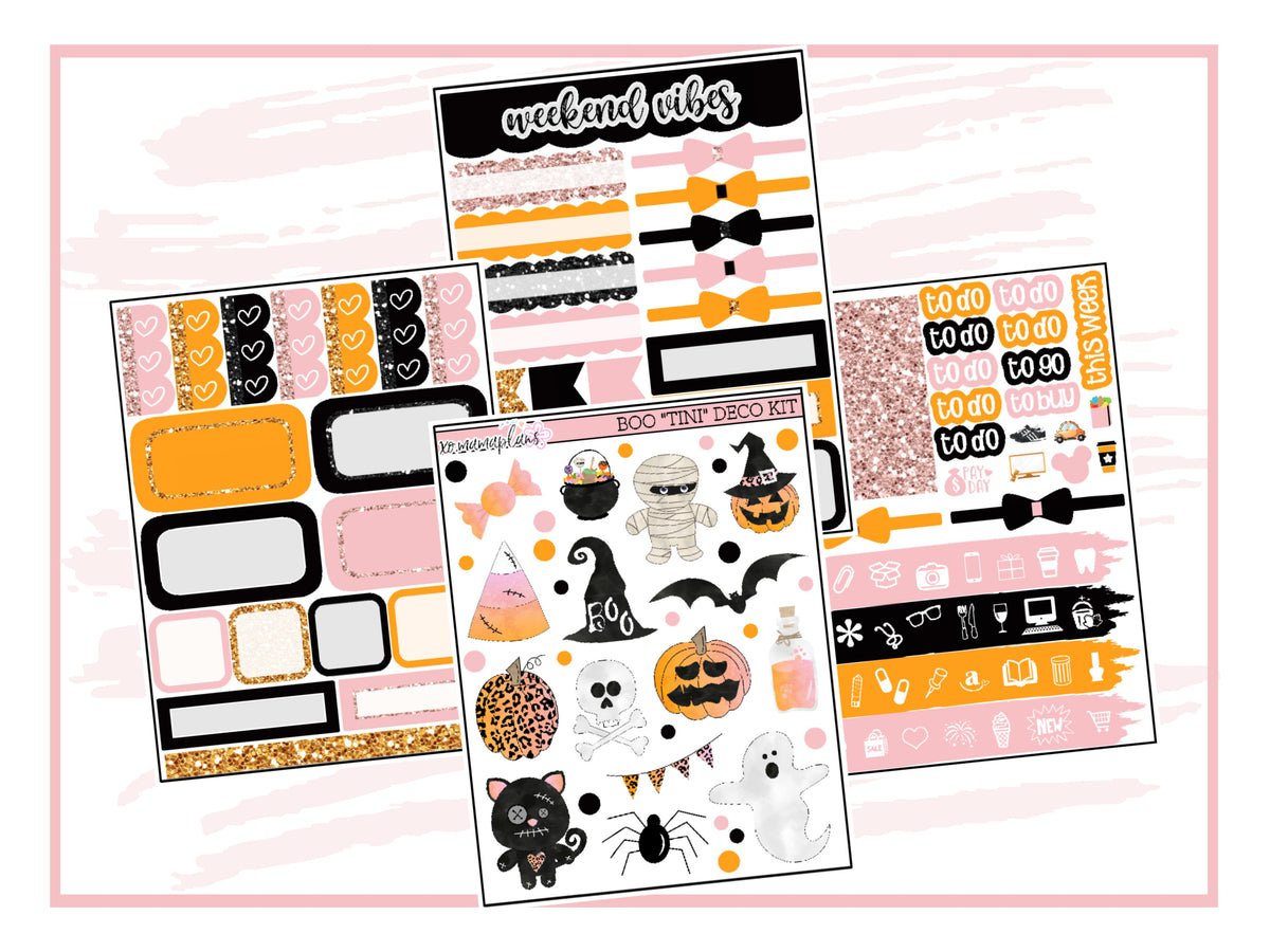Boo "Tini" Deco Kit – xoMamaPlans