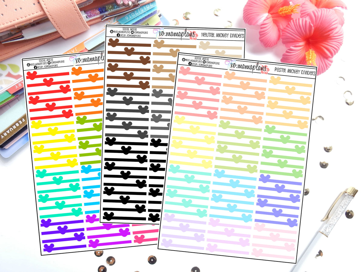 Magical Divider Stickers – xoMamaPlans