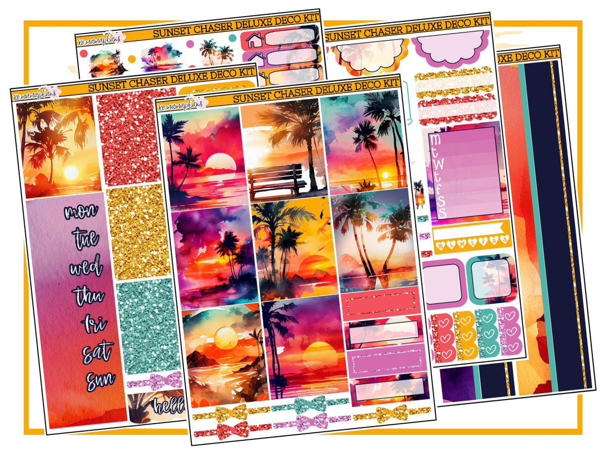 Sunset Chaser Deluxe Deco Kit – xoMamaPlans