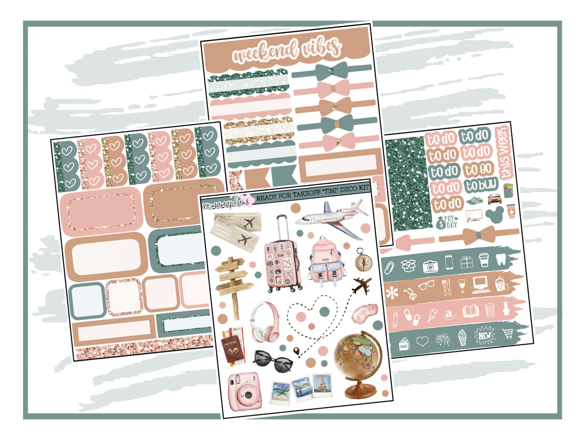 Ready for Travel "Tini" Deco Kit – xoMamaPlans